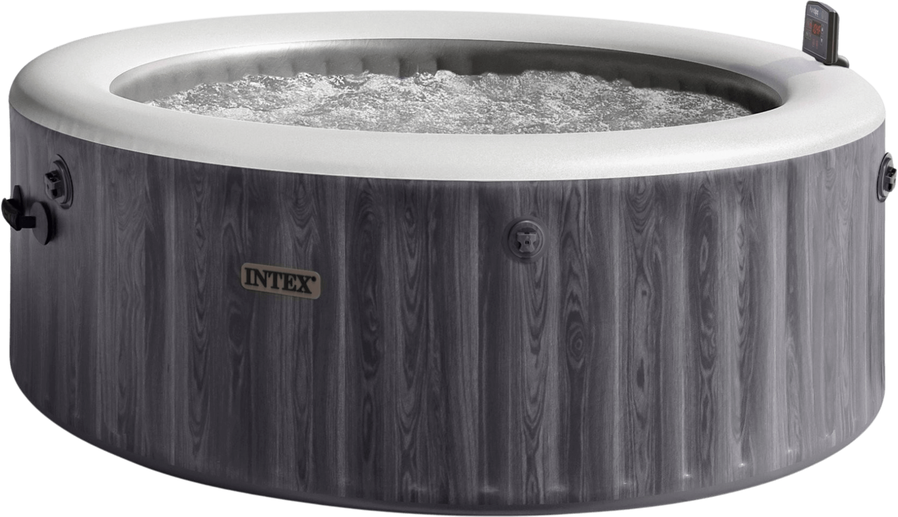 Intex 4-persoons Deluxe Round Bubble Spa Set | Kampeerhal Roden