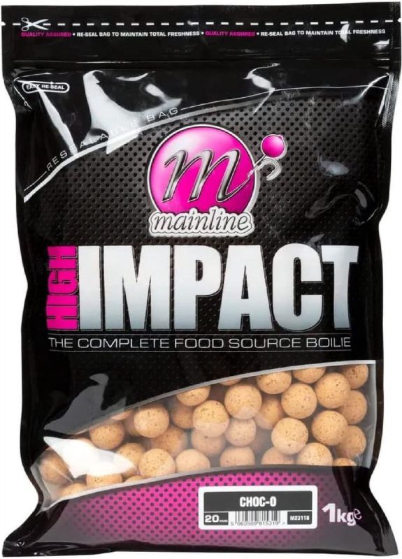 Mainline High Impact Boilies Choc-O 20 Mm 1Kg