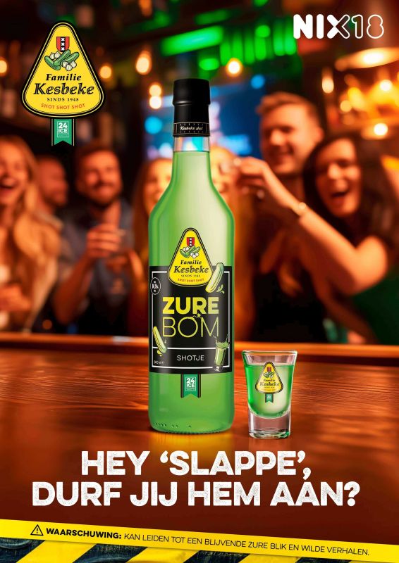 Kesbeke shotje zure bom | Kampeerhal Roden